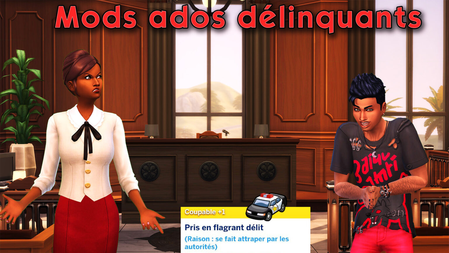 Mod ados délinquants pour les Sims 4 - Mod Sims 4