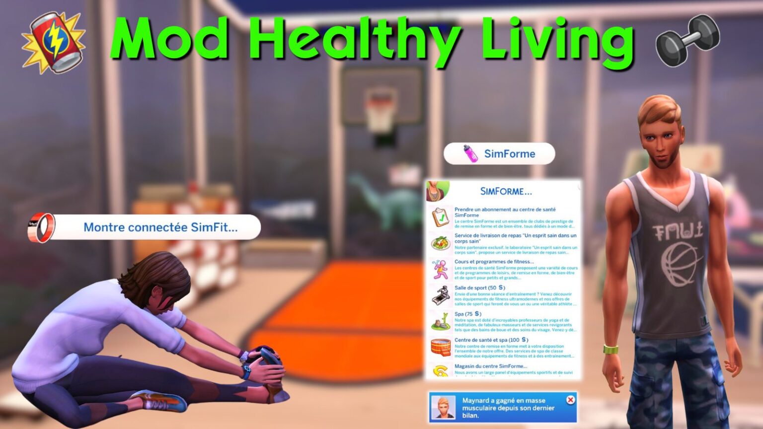 Mod Healthy Living en Français - Mod Sims 4